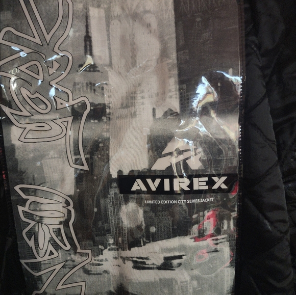 Avirex | Jackets & Coats | Limited Edition New York Avirex Black Leather Jacket 5x | Poshmark